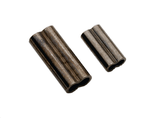 Brass Double (Figure 8) Fishing Crimps – Redonkulous Lures Australia